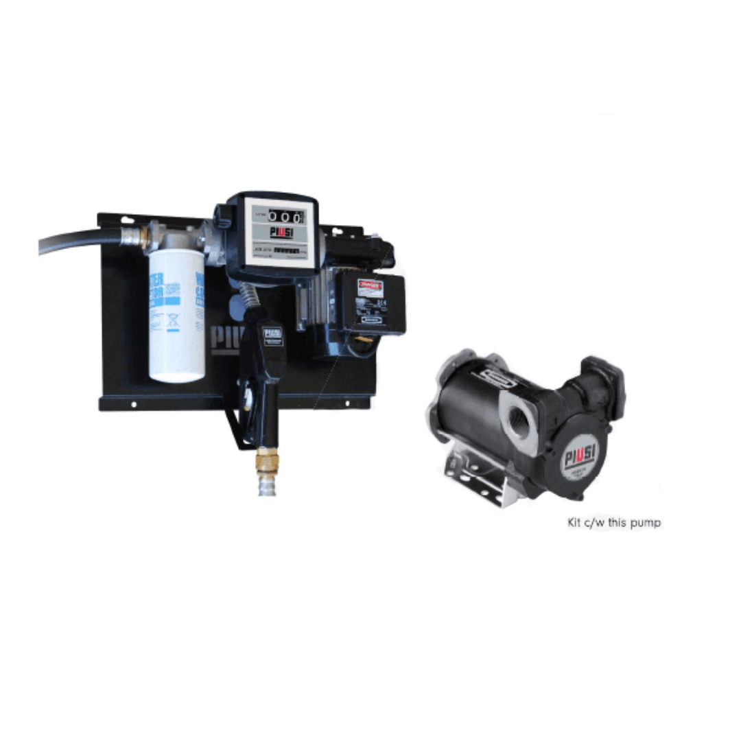 12v BP3000 40 LPM Piusi Pump Kit c/w Flow Meter – Fuel Storage Tanks